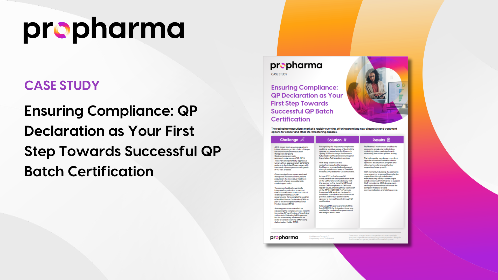 Ensuring Compliance: QP Declaration as Your First Step Towards Successful QP Batch Certification ...